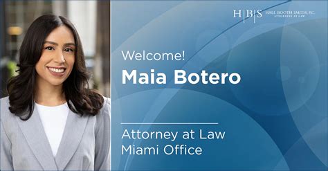 Miami Office Of Hall Booth Smith Welcomes Maia Botero