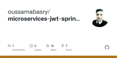 Github Oussamabasrymicroservices Jwt Spring Security From Scratch