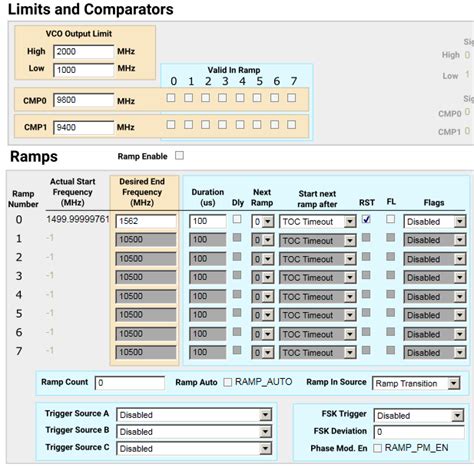 LMX Continous Ramp Function Problem Clock Timing Forum Clock Timing TI E E