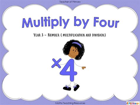 Multiply By Four Teaching Resources