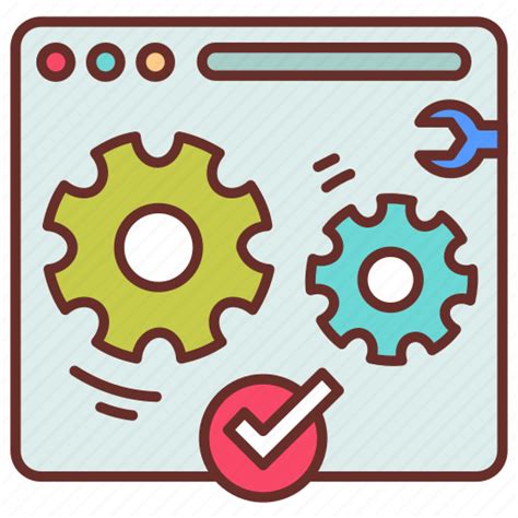 Web Setting Management Site Optimization Page Setup Icon