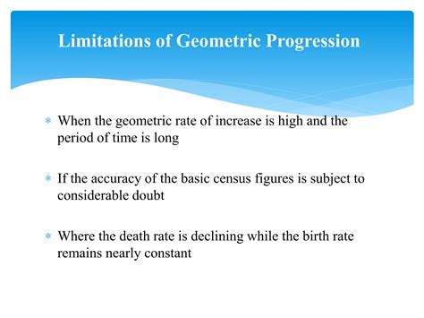 Population Forecast Geometric Method PPTX