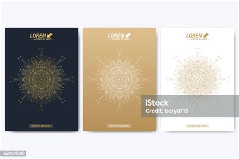 안내 책자 전단지 전단지 커버 카탈로그 잡지 또는 연례 보고서 A4 크기에 대 한 최신 벡터 템플릿 비즈니스 과학 및 기술