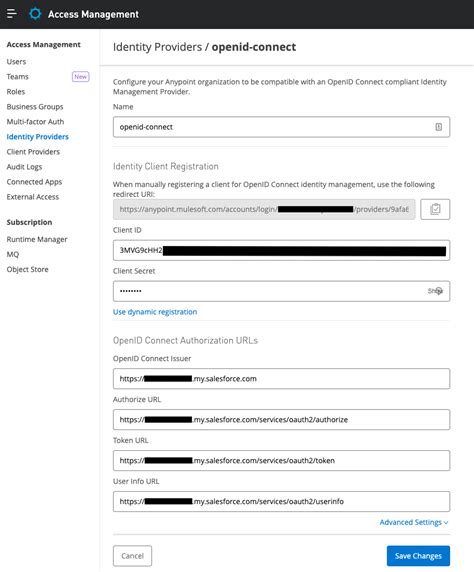 How To Configure Anypoint Sso With Salesforce Openid Connect Mulesoft