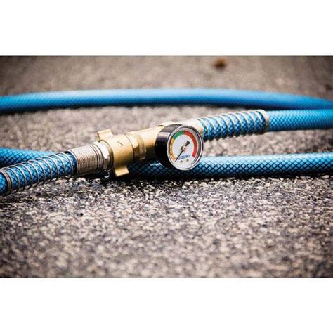 Camco Brass Water Pressure Regulator With Gauge Helps Protect Rv Plum