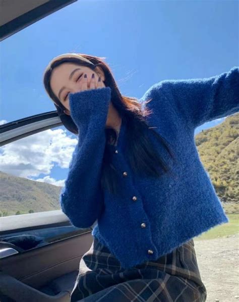 앙또드 가홍 브이넥 부클 니트가디건 봄 가을 겨울 두꺼운 베이지 그레이 가디건 앙또드