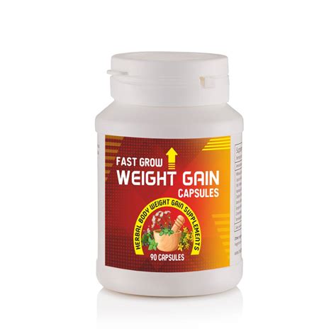 Fast Grow Weight Gain Capsules Safe Natural Effective Healthcare Beauty