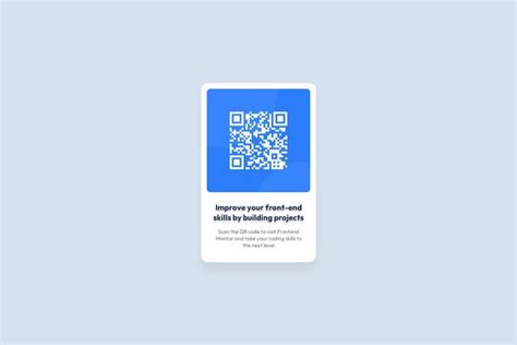 Frontend Mentor Qr Code Component Using Css Flexbox Coding Challenge Solution