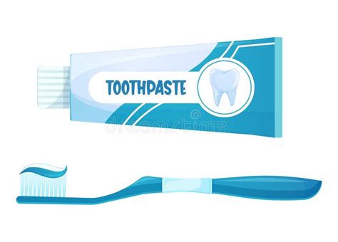 Tube Of Toothpaste And Toothbrush Oral Hygiene Medical And Dentistry