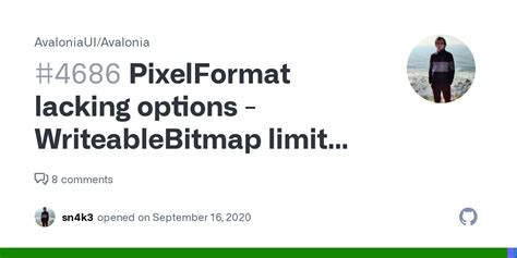 Pixelformat Lacking Options Writeablebitmap Limited To Them · Issue