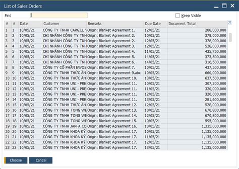 Sắp xếp dữ liệu Sort Table