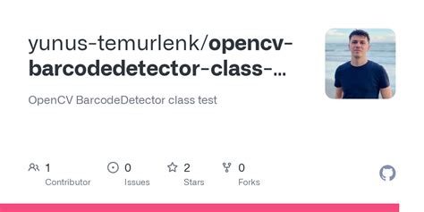 Opencv Barcodedetector Class Testmaincpp At Main · Yunus Temurlenk