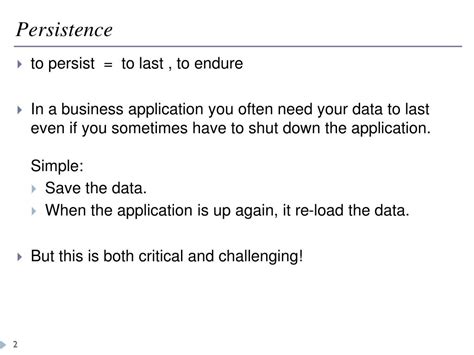 ppt persistence powerpoint presentation free download id 5761076