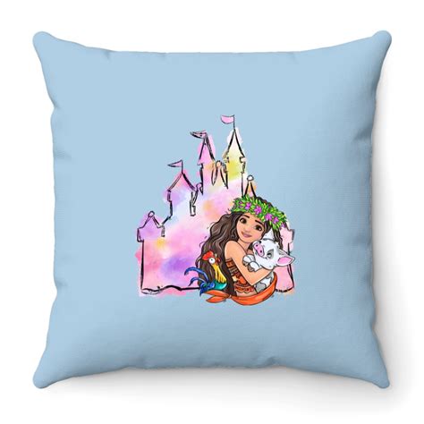 Princess Moana Throw Pillows Moana Magic Kingdom Throw Pillows Disney