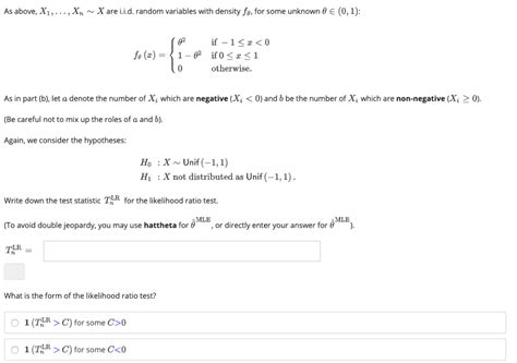 As Above Xi Xn X Are I I D Random Variables Chegg Com