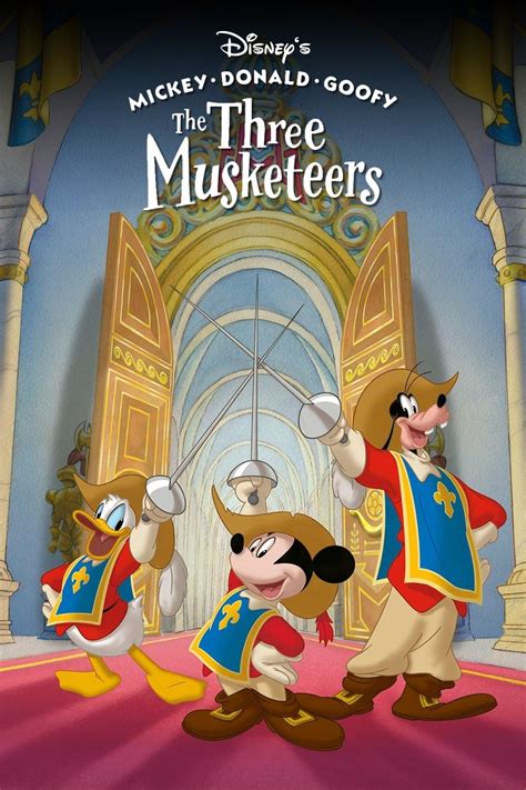 Mickey Donald Goofy The Three Musketeers 2004 Posters — The