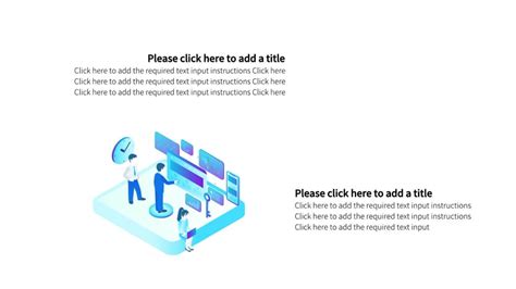 Two People Standing In Front Of Computer Screen Google Slide Theme And Powerpoint Template