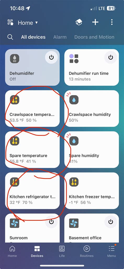 Virtual Temp Humidity Sensor With Both Attributes On Tile Devices