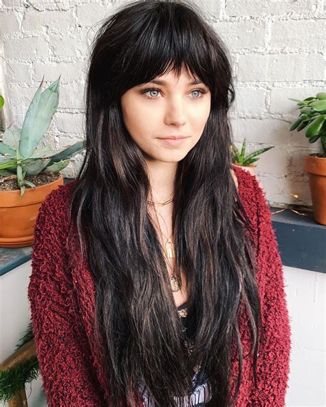 Edgy Haircuts For Long Hair With Bangs