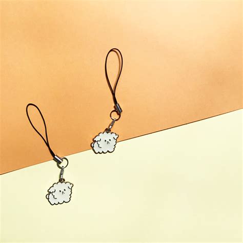 小饰品挂绳迷你小狗手机挂件包包挂饰手机链可爱个性吊坠短绳情侣虎窝淘