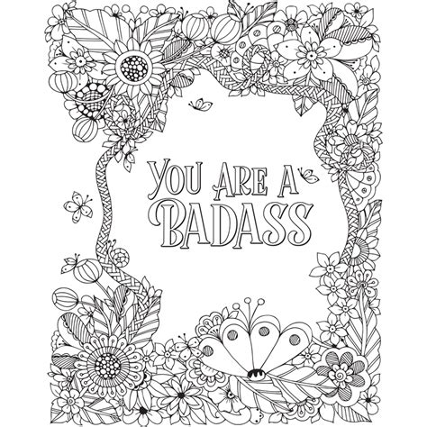 Bad Ass Coloring Pages 2025