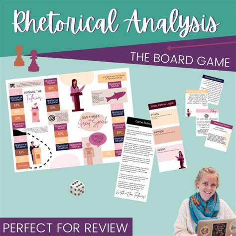 Rhetorical Devices Activity Rhetorical Analysis Board Game Rhetorical Triangle