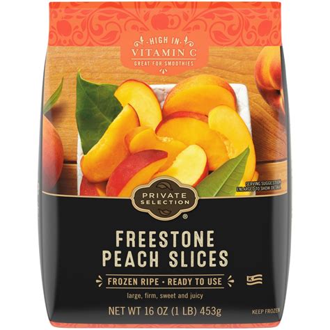 Private Selection® Sliced Freestone Frozen Peaches 16 Oz Frys Food