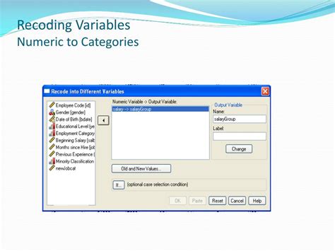 Ppt Data Manipulation Ii Transforming Recoding And Splittinggrouping Powerpoint