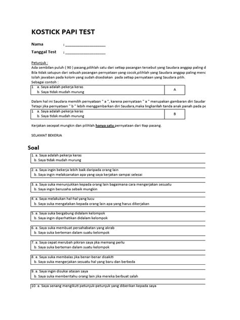 Tool Papi Kostick Pdf