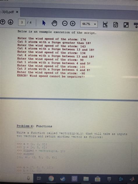 Solved Pdf х 667 Problem 1 Plotting And
