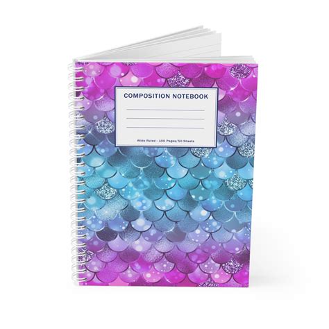 Mermaid Spiral Notebook Fearless Confidence Coufeax™