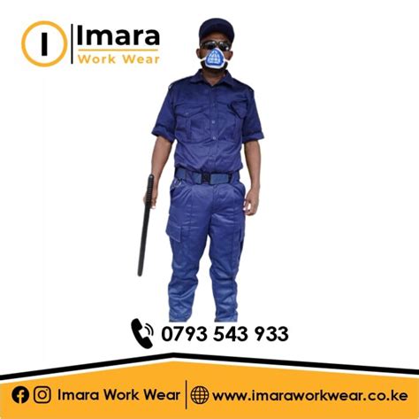 Navy Blue Security Guard Uniforms Imara Work Wear