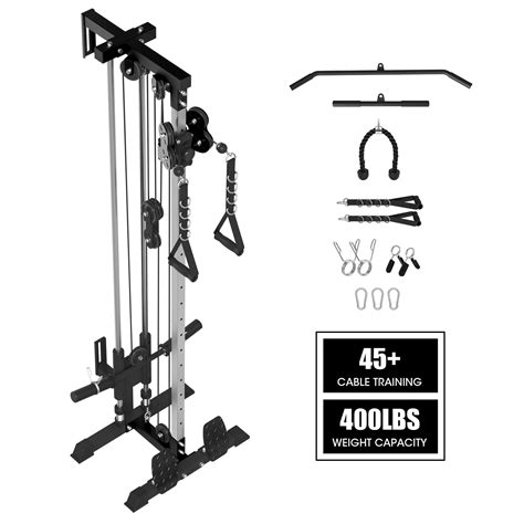 Mikolo Cable Crossover Machine Lat Pull Down Machine Wall Mounted