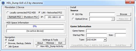 ps2 hdl dump gui psx place