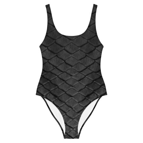 Obsidian Scale One Piece Swimsuit Finfolk Productions