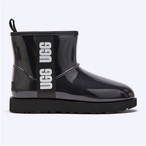 어그 Ugg 어그 클래식 클리어 미니 부츠 여성 1113190 Blk