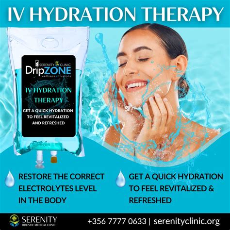 Hydration Iv Drip For Dehydration Serenity Clinic Malta