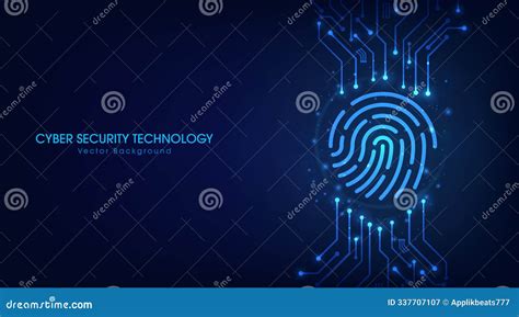 Fingerprint Scanning On Circuit Board Secure System Concept With A