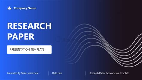 Research Paper Ppt Template Slidemodel