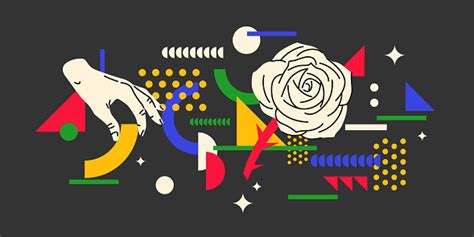 다양한 모양의 현대 기하학적 구성 디자인 그림입니다 사람의 손에는 기하학적 도형이 들어 있습니다 감각 지각에 대한 스톡 벡터 아트 및 기타 이미지 Istock