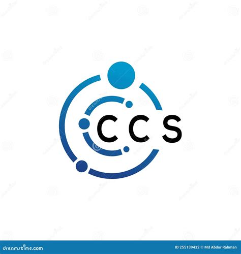 Ccs Letter Logo Design On White Background Ccs Creative Initials