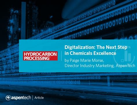 Digitalization Is The Next Step In Chemicals Excellence