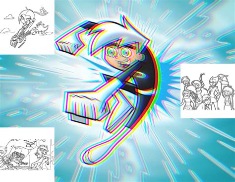 Danny Phantom Coloring Book Digital Instant Download Etsy