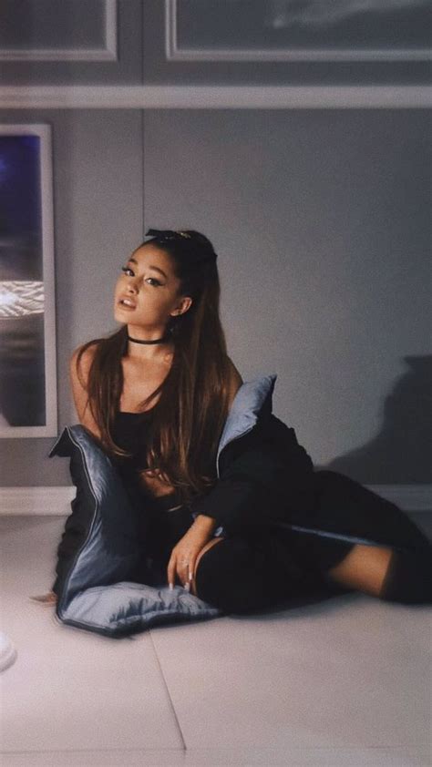 Ariana Grande Sitting Down