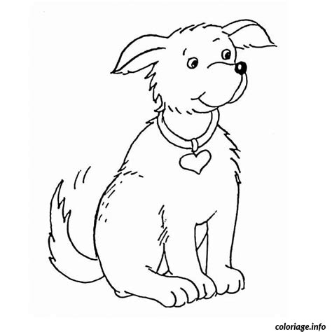 Coloriage Chien Dessin