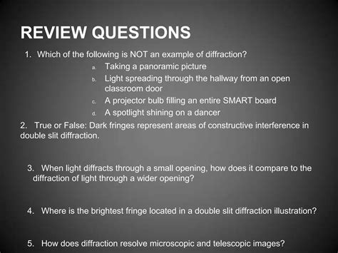 Diffraction Of Light Ppt
