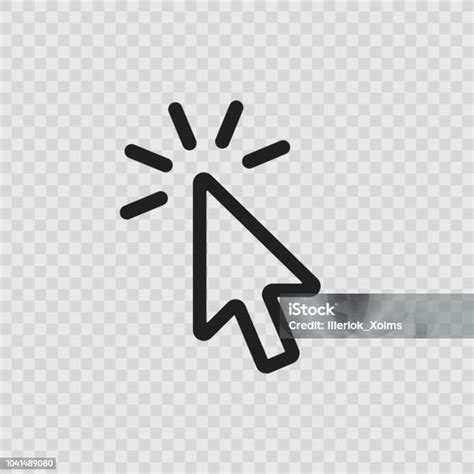 컴퓨터 마우스 커서 회색 화살표 아이콘 설정 및 로드 하는 아이콘을 클릭 합니다 커서 아이콘입니다 벡터 일러스트입니다 개념과 주제에 대한 스톡 벡터 아트 및 기타 이미지