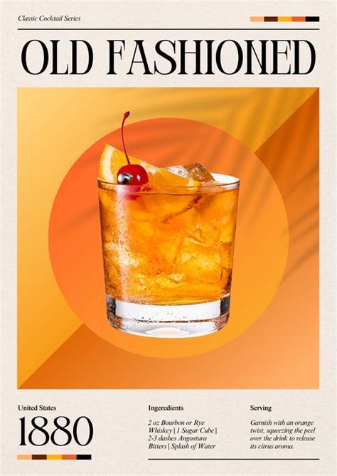 Free Cocktail Poster Templates To Edit And Print Canva