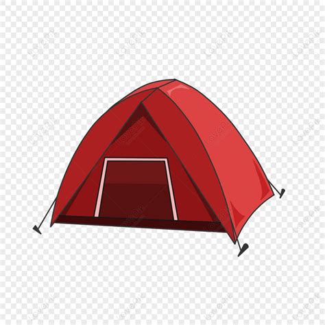빨간 캠핑 일러스트 텐트 클립 아트보온하다미관 Png 일러스트 무료 다운로드 Lovepik