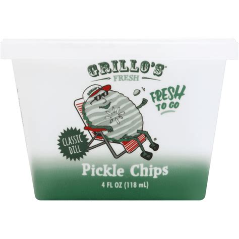 Grillos Pickles Pickle Chips Classic Dill 4 Oz Delivery Or Pickup